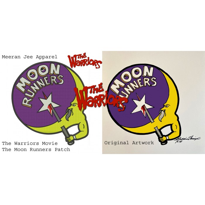Moon Runners Embroidery Patch, The Warriors Movie Patch, Moon Runners ...